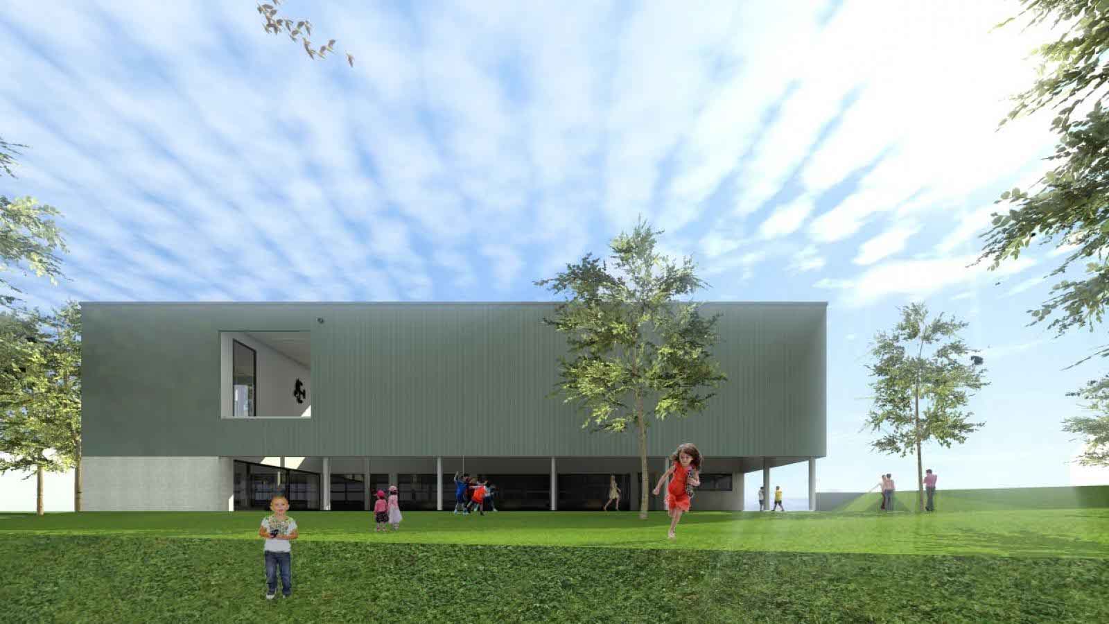 ASSA ABLOY sectionale poorten in nieuwe Scoutslokalen Zaventem
