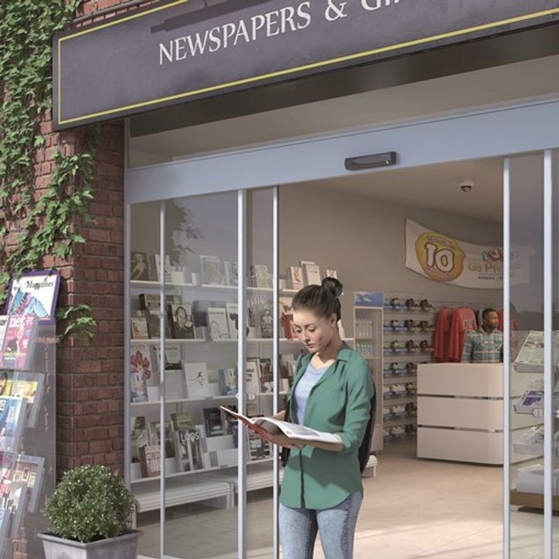 ASSA ABLOY SL500 SE slim automatic sliding doors