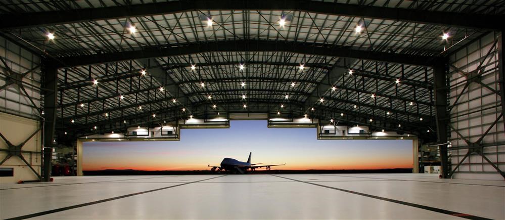 hangar door protects worlds largest aircraft